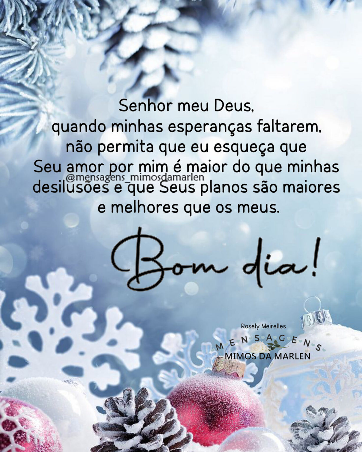 Bom Dia imagem Natal - ImagensBomDia.net